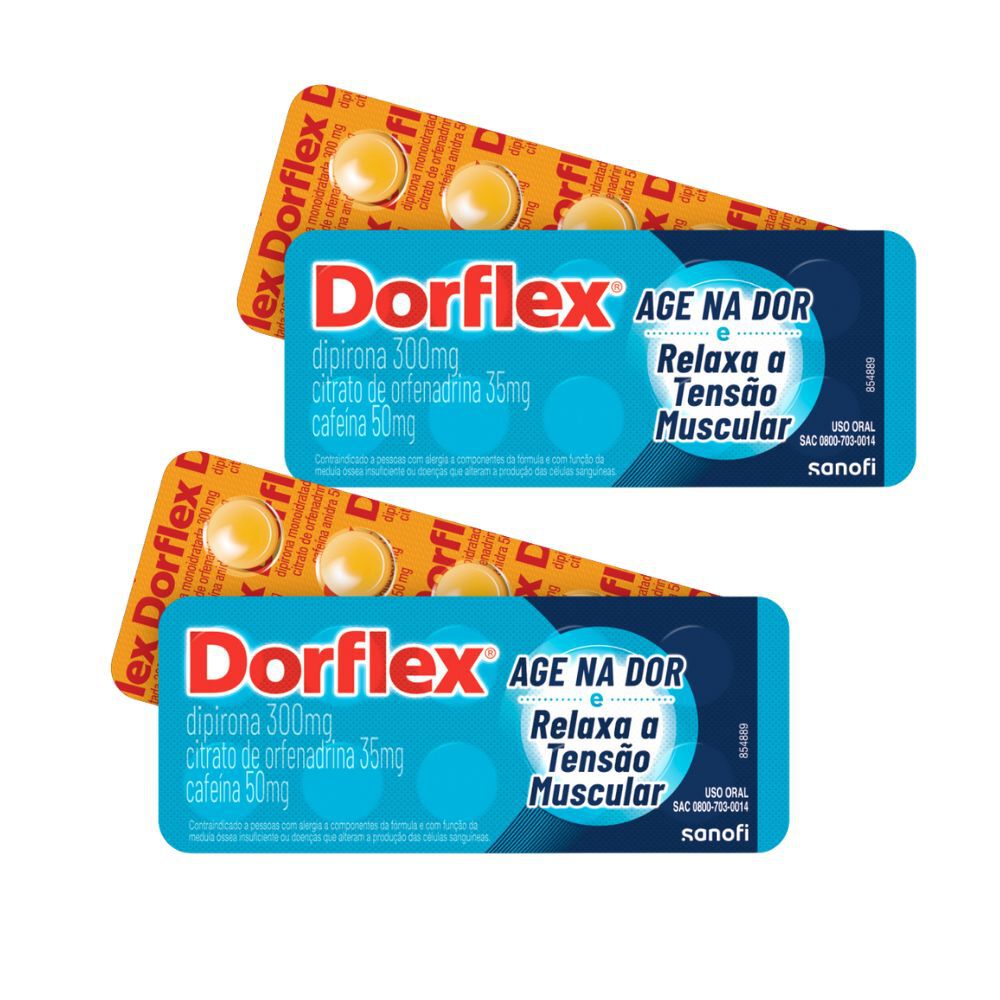 Kit 2 Analgésico Dorflex 10 Comprimidos - Drogaria Araujo