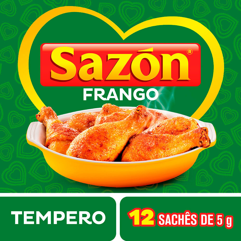 Tempero Sazón para Frango 60g - Drogaria Araujo