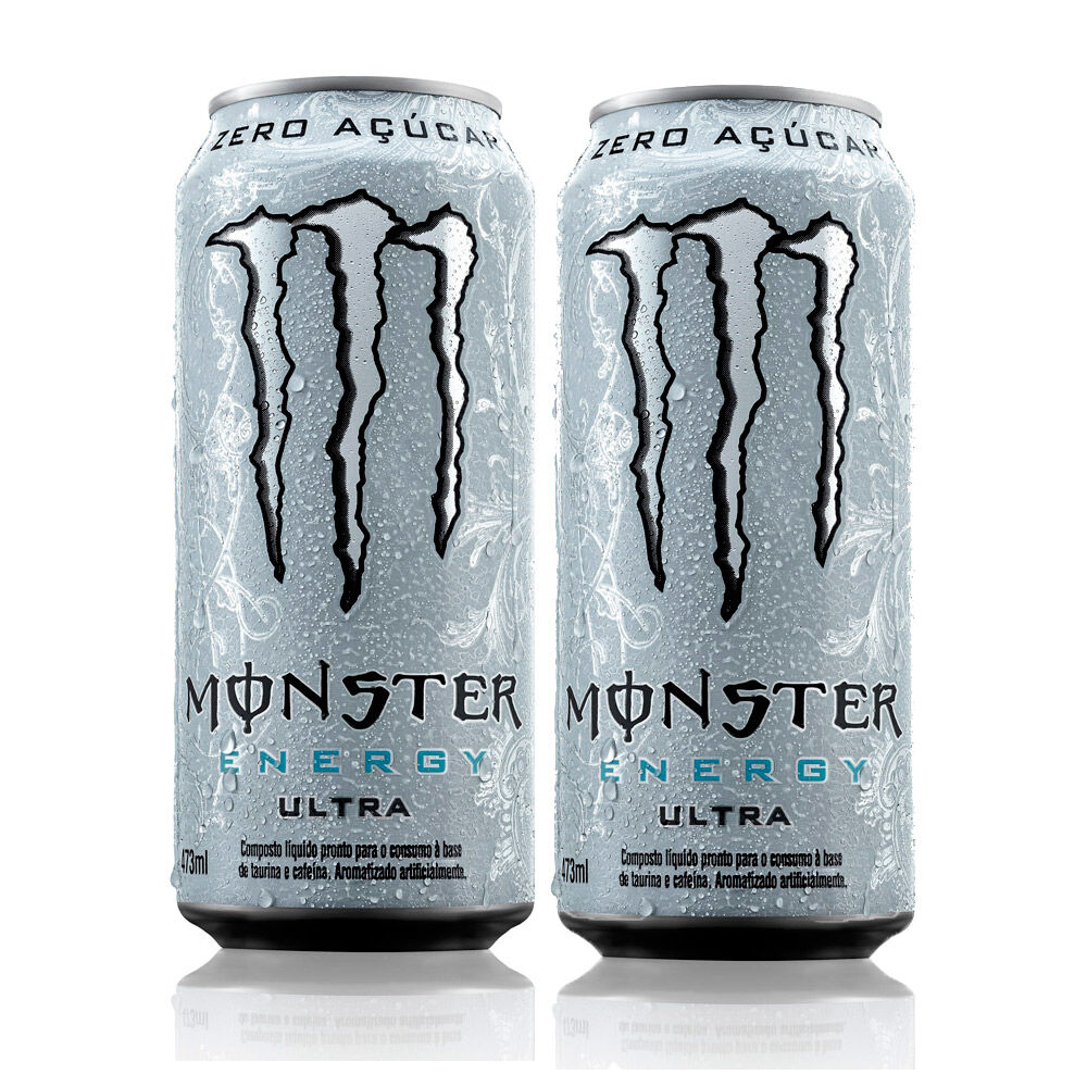 Kit 2 Energético Monster Energy Ultra com 473ml - Drogaria Araujo