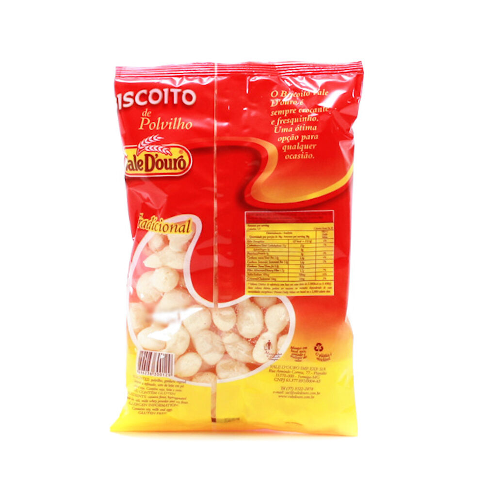 Biscoito Vale D'Ouro Polvilho 100g - Drogaria Araujo